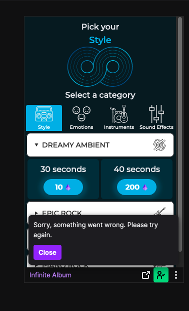 Live extensions not able to use bits - beginUseBitsInExtension service ...