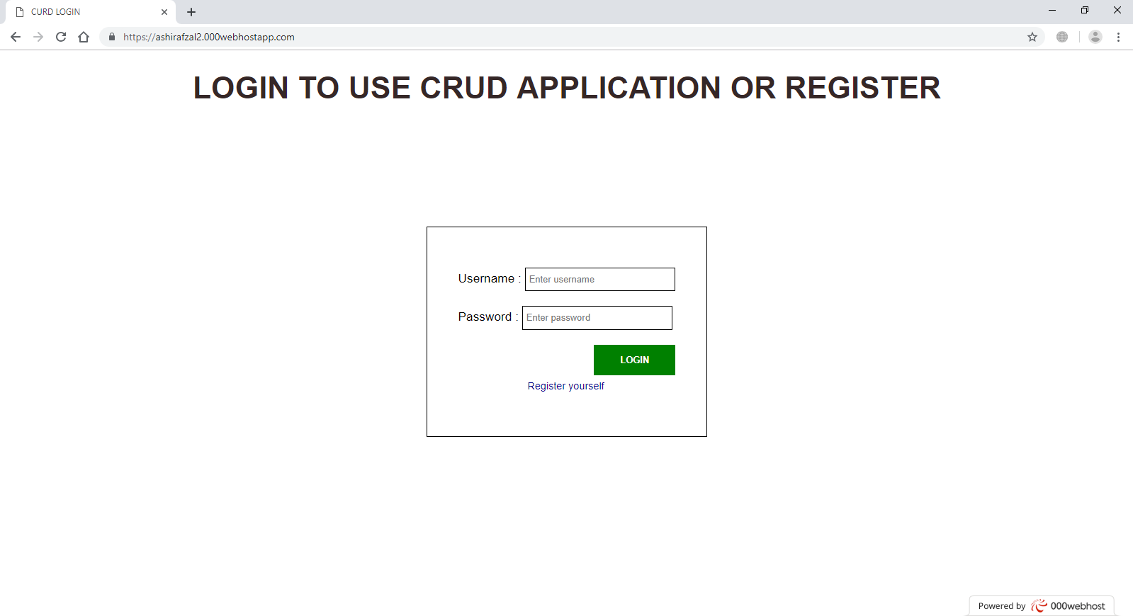 GitHub - ashirafzal/PHP-CRUD: PHP CRUD is a simple php based web app which perform Create - Read ...