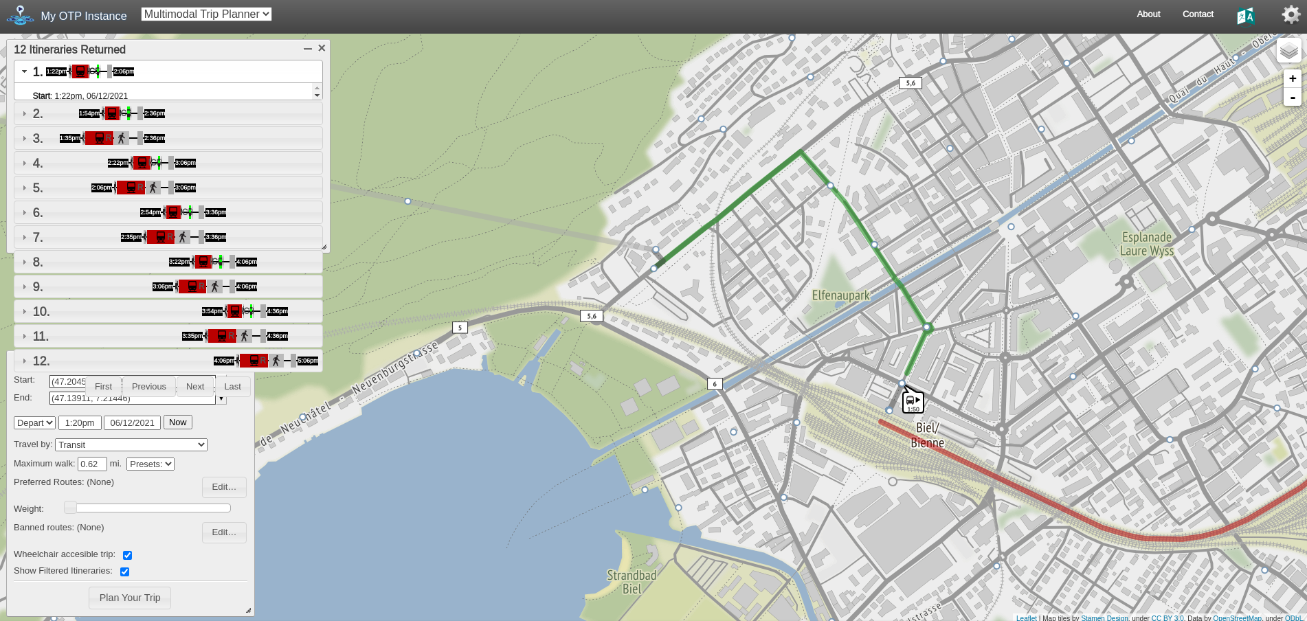 Discourage walking transfer over PT transit · Issue #3544 · opentripplanner/OpenTripPlanner · GitHub
