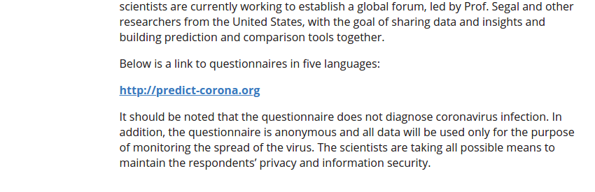link from WSI website to the bot · Issue #79 · hasadna/avid-covider · GitHub