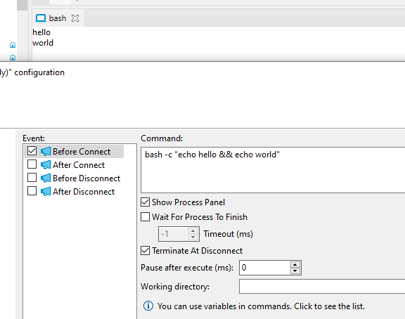 Shell commands don't accept anything after space · Issue #12600 ...