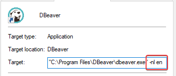 Cannot change the displayed language of DBeaver. · Issue #19253 · dbeaver/dbeaver · GitHub