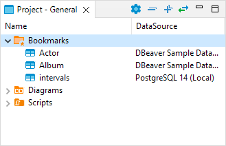 create bookmarks in the database tree · Issue #19377 · dbeaver/dbeaver · GitHub