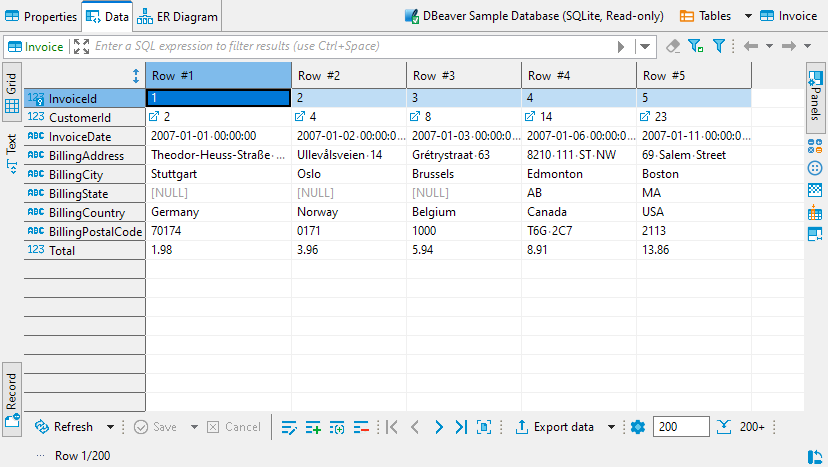 Add a Transpose View option to the table preview window · Issue #19474 ...
