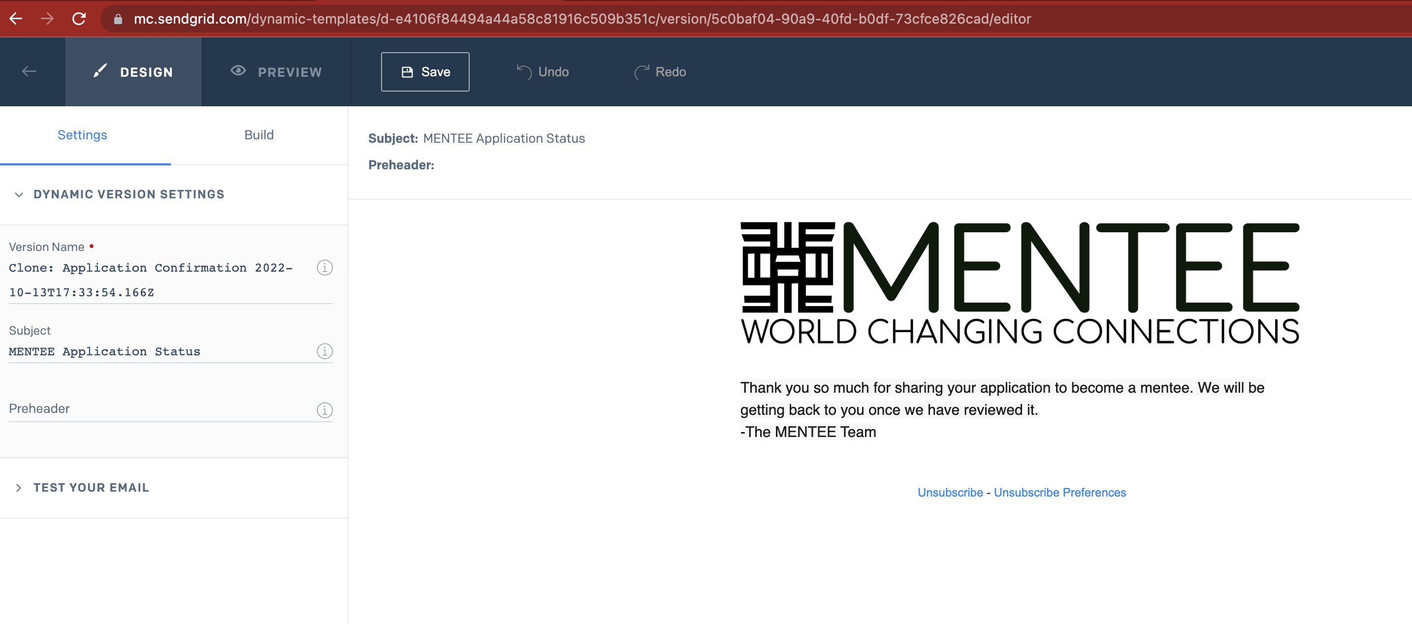 "Thank you for registering as a Mentee" -- instead of Mentor · Issue ...