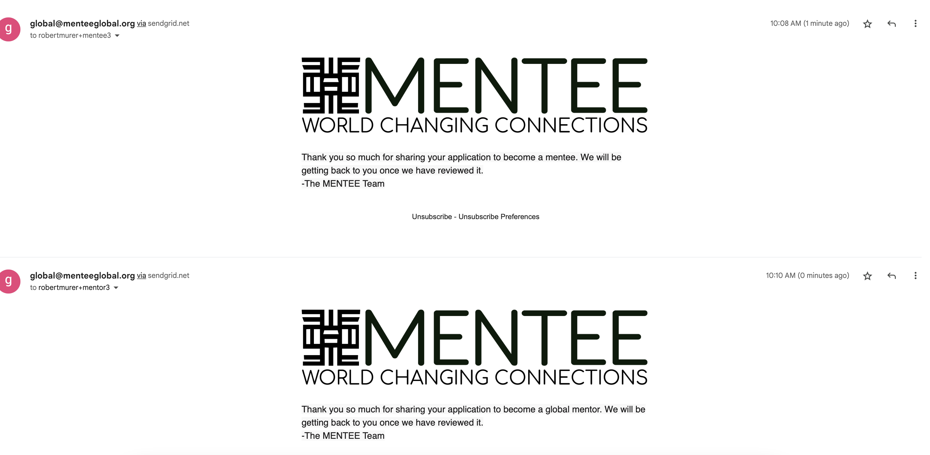 "Thank you for registering as a Mentee" -- instead of Mentor · Issue #567 · hack4impact-uiuc ...