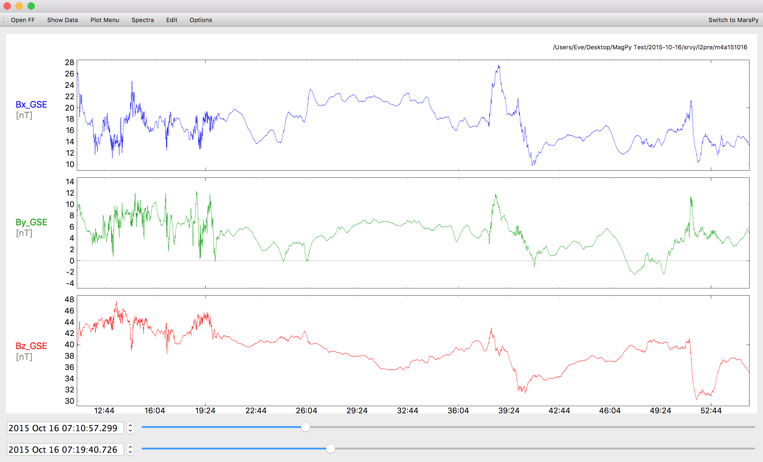 Time selecting · Issue #5 · igpp-ucla/MagPy4 · GitHub