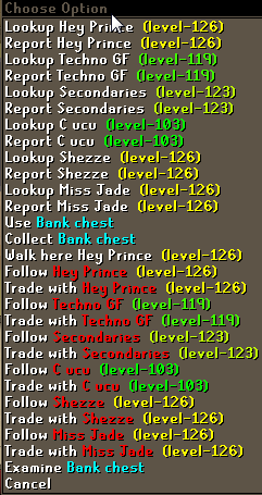 Player Indicator plugin messes up menu entries · Issue #1237 · runelite/runelite · GitHub