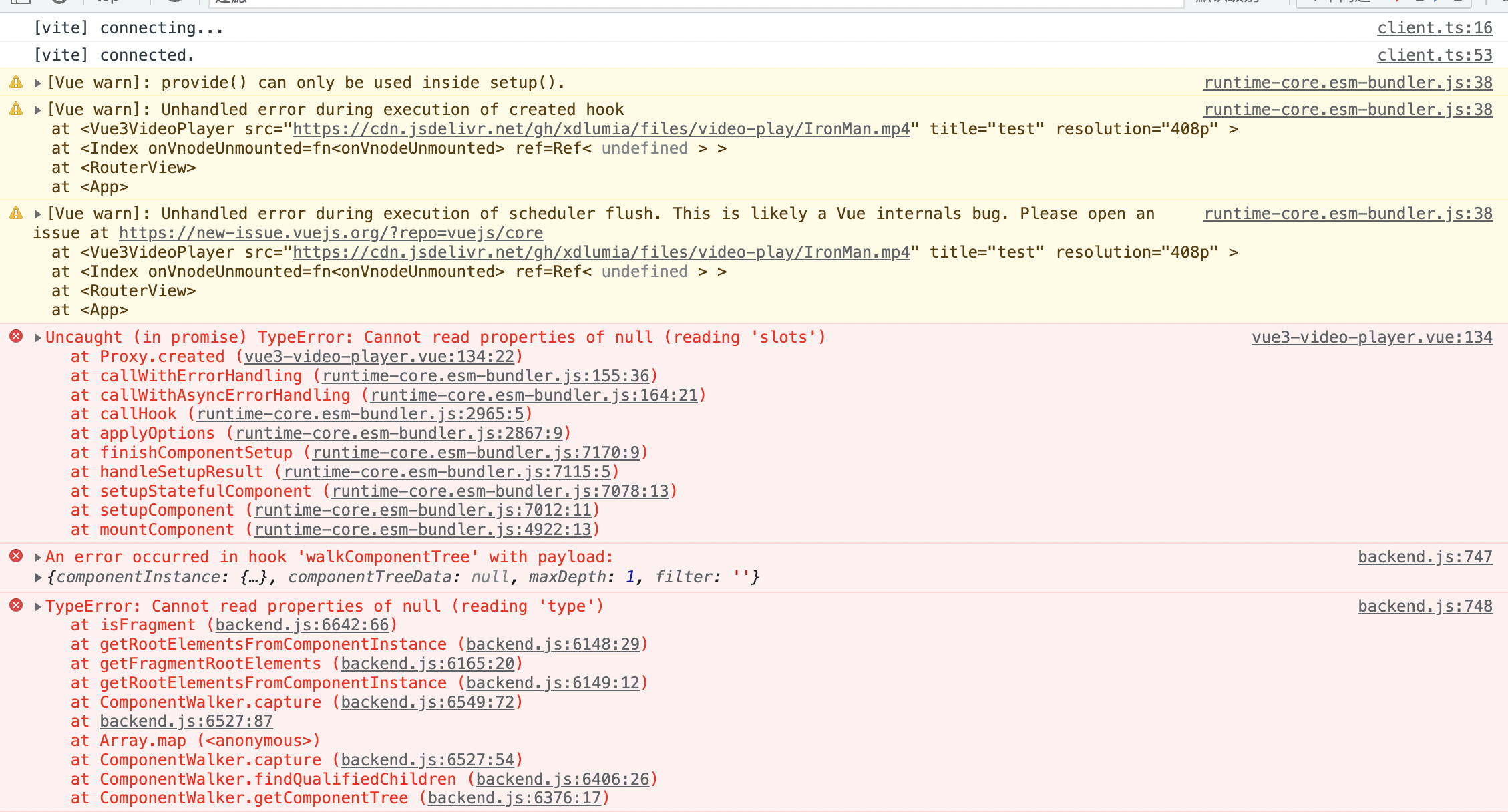 vue3.2.31 使用会报错 · Issue #30 · LarchLiu/vue3-video-player · GitHub