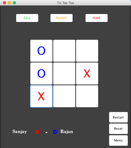 GitHub - sanjay15k/TicTacToe-Game: SinglePlayer & Mulitplayer Java Game