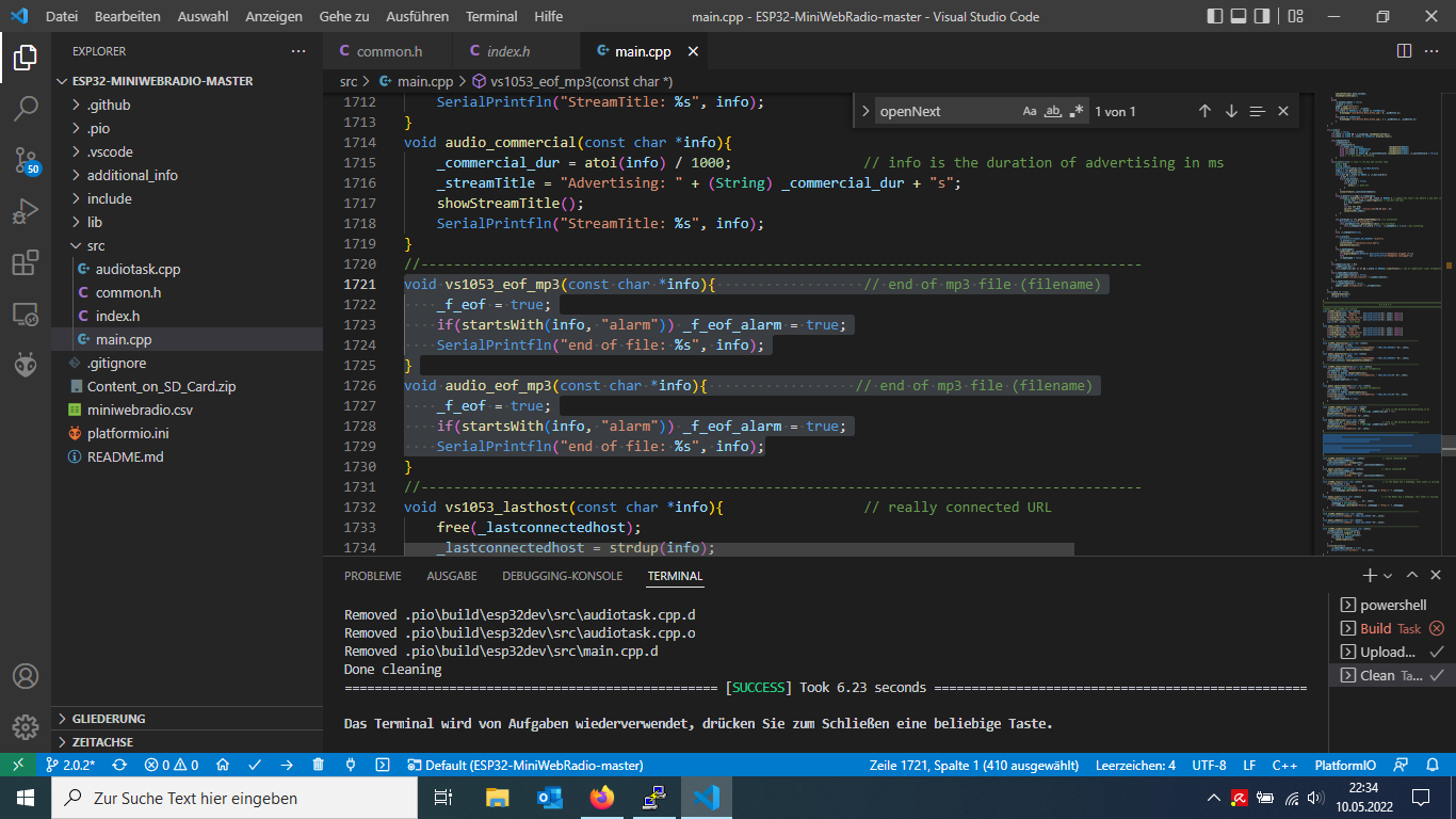 MP3 player stops after first song · Issue #92 · schreibfaul1/ESP32 ...