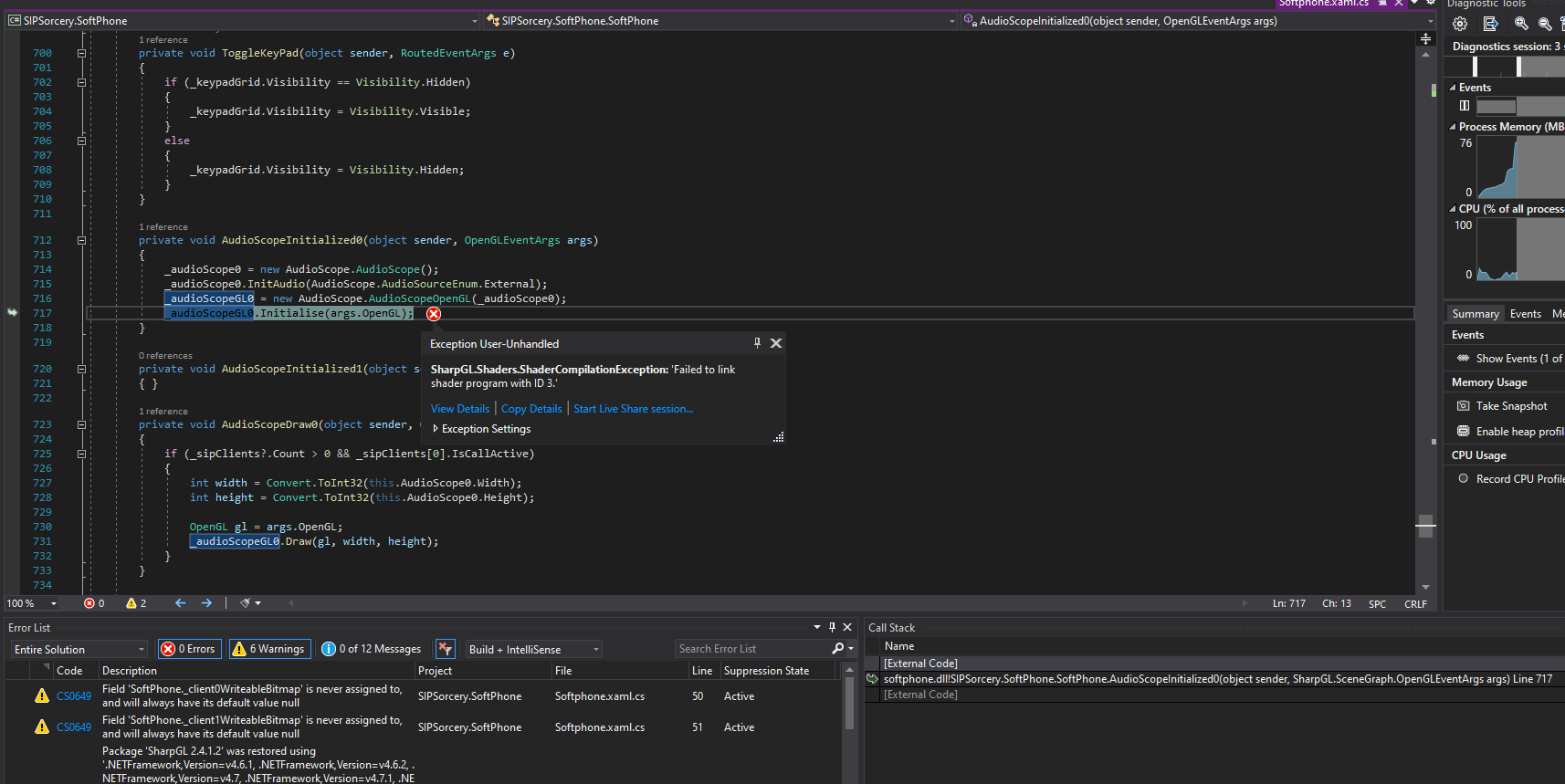 SIPSorcery,SoftPhone Example Project Errors · Issue #179 · sipsorcery-org/sipsorcery · GitHub