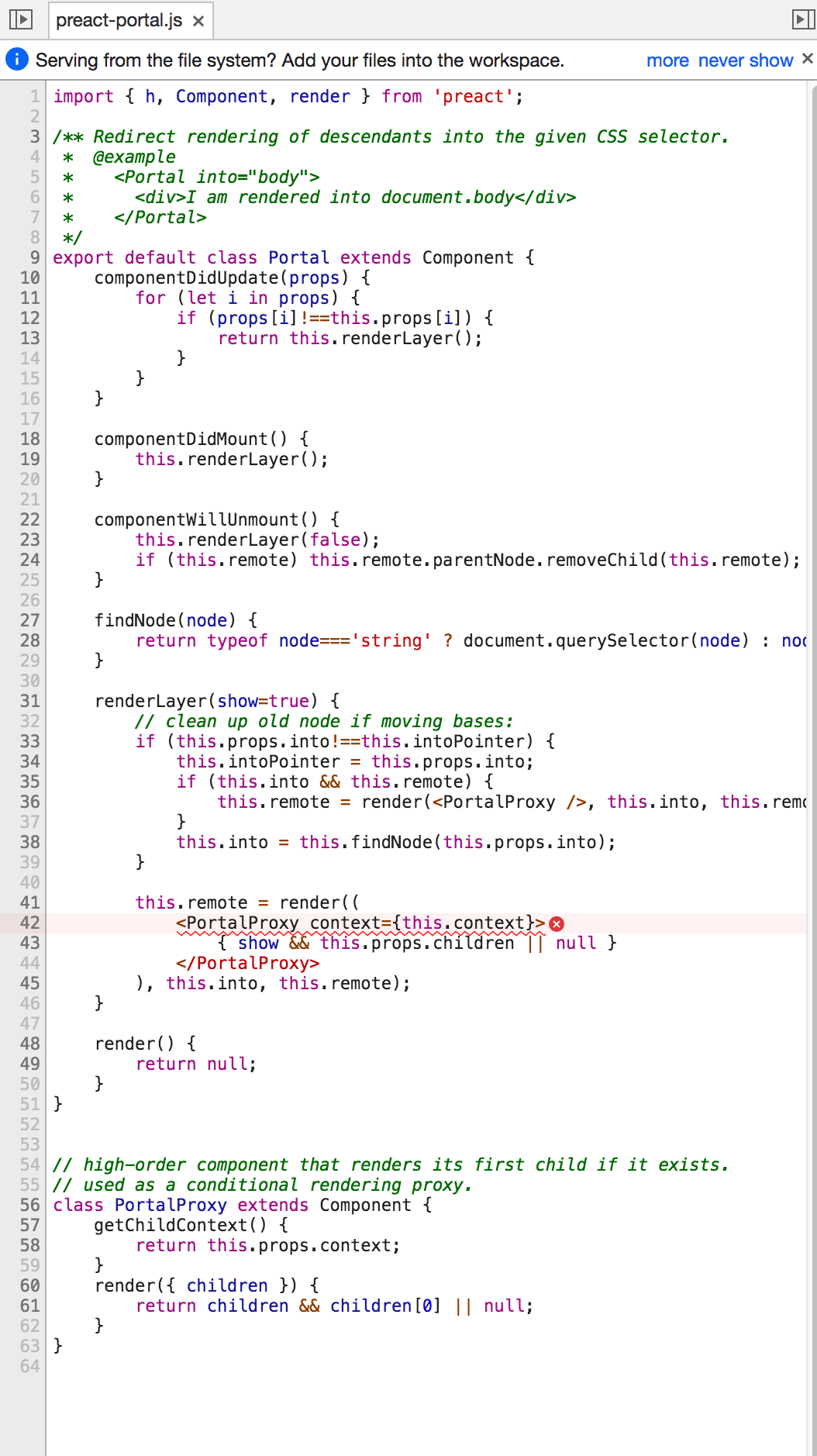 Referenceerror React Is Not Defined · Issue 10 · Developit Preact Portal · Github