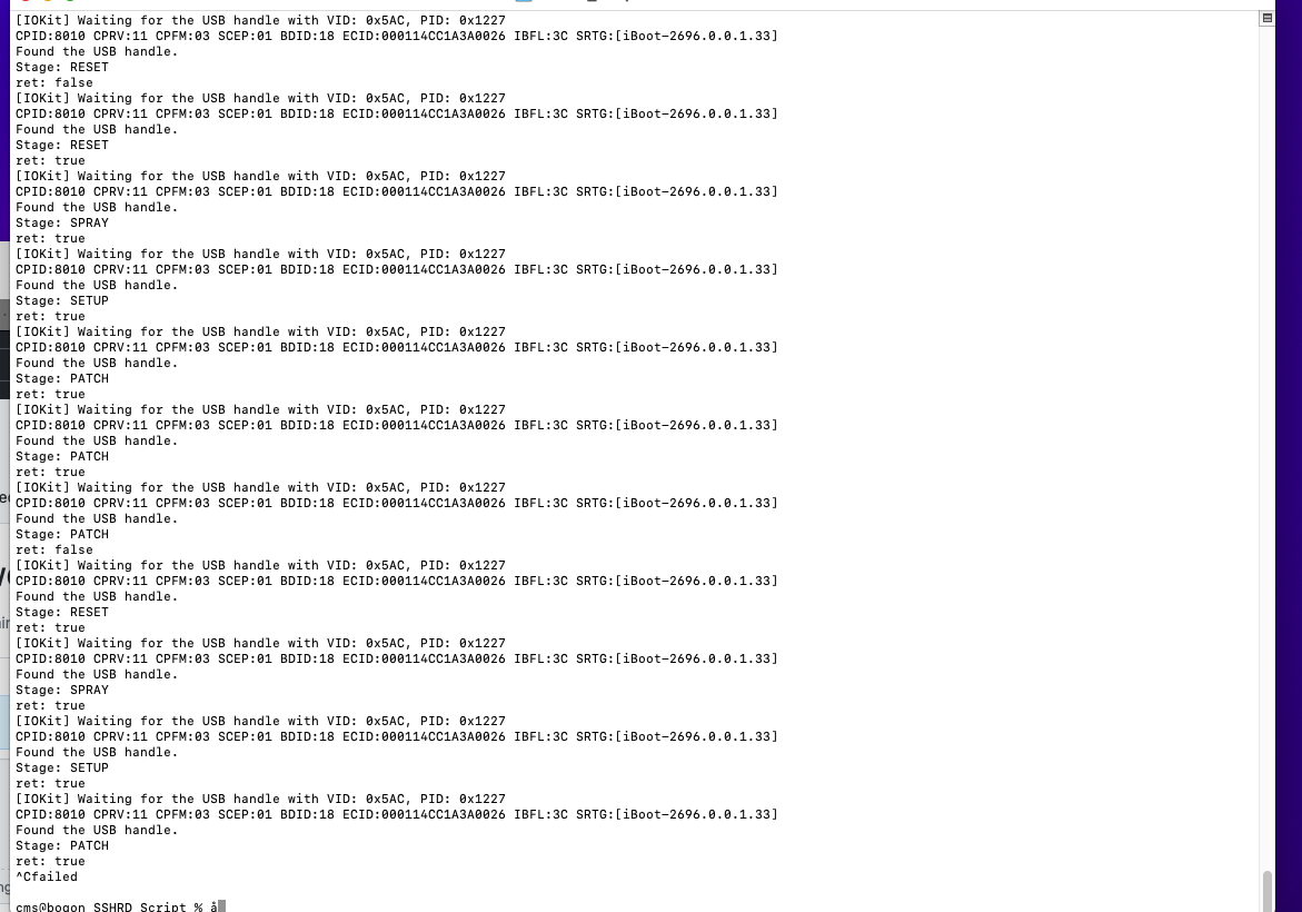 SSHRD don't work well in iPad 6th A10 iPadOS15.4.1 · Issue #149 · opa334/TrollStore · GitHub