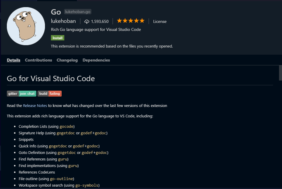 Travis Ci Build Fail · Issue 1353 · Microsoftvscode Go · Github