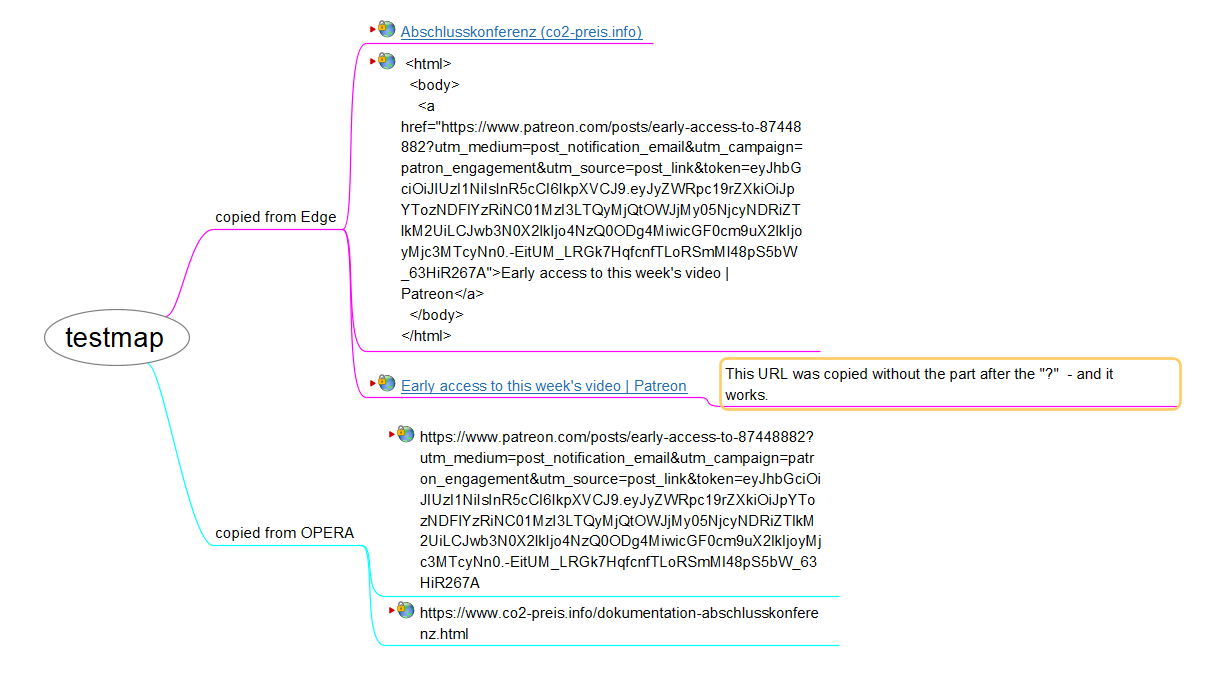 html code appearing instead of title-string when copying a URL from ...