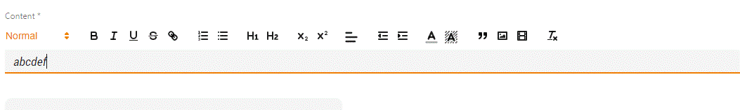 ra-input-rich-text font text italic. · Issue #5233 · marmelab/react-admin · GitHub