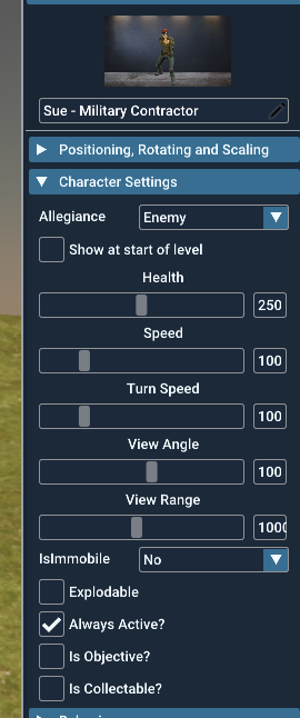 Always Active And Not Show At Start Causes Characters To Be Invisible And Active · Issue 4924 