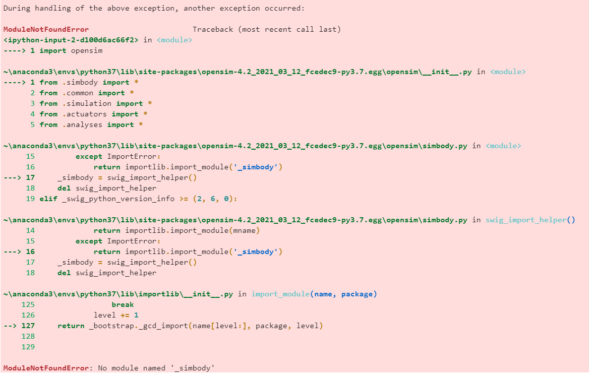 DLL Load failed when "import opensim“ in Python with OpenSim 4.2 · Issue #3048 · opensim-org ...