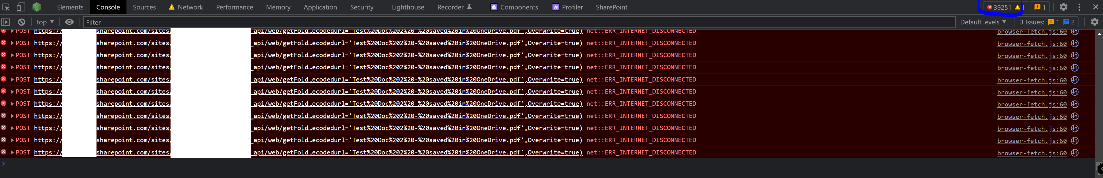 files.addUsingPath() error handling for network disconnect · Issue #2226 · pnp/pnpjs · GitHub