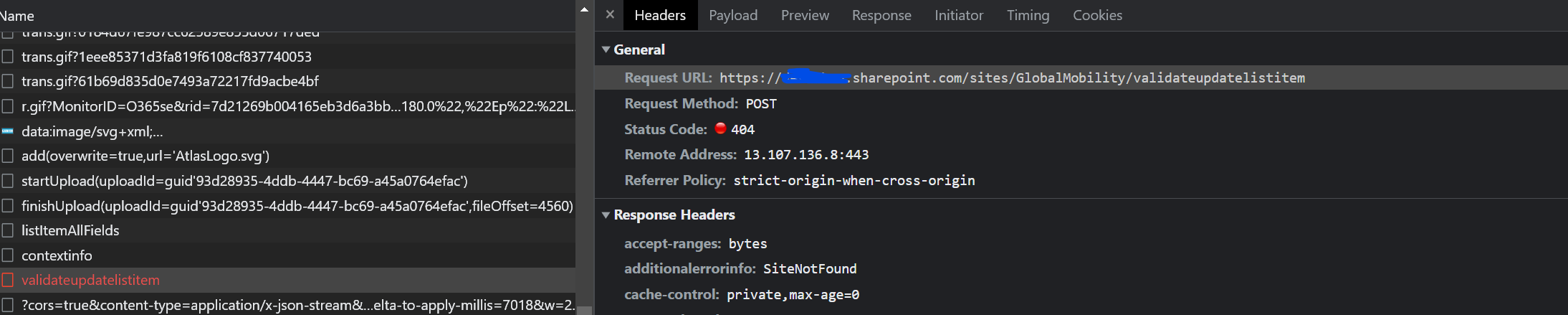Addchunked followed by .update or .validateUpdateListItem error · Issue #2580 · pnp/pnpjs · GitHub