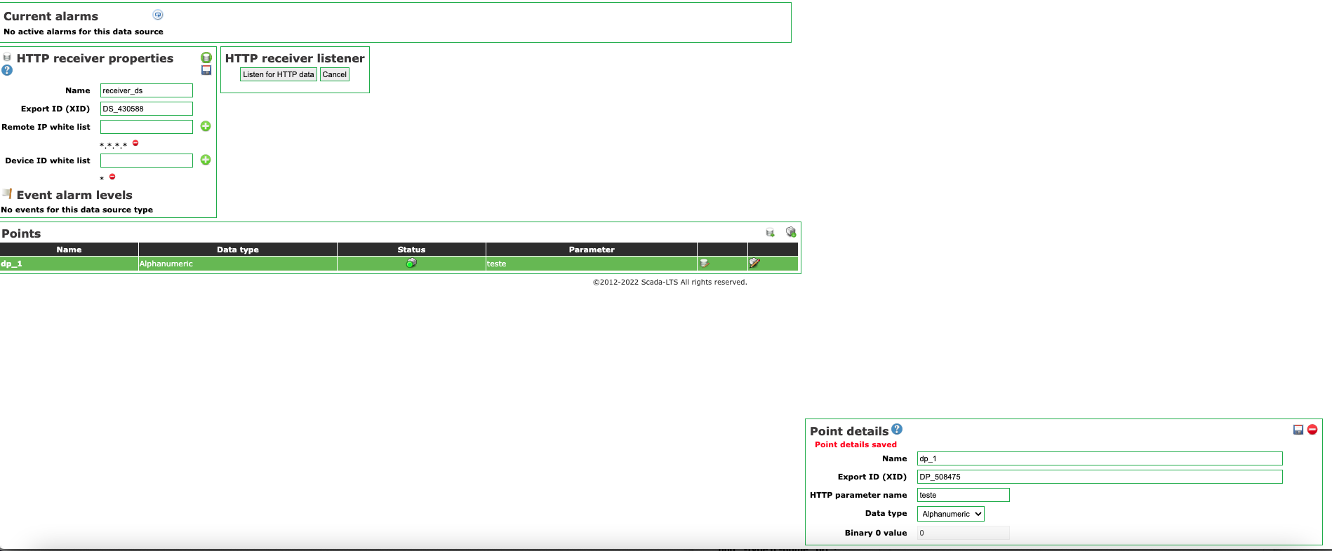 HTTP Receiver not working · Issue #2333 · SCADA-LTS/Scada-LTS · GitHub