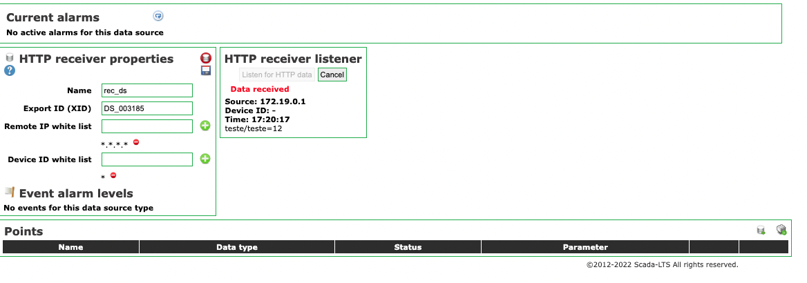 HTTP Receiver not working · Issue #2333 · SCADA-LTS/Scada-LTS · GitHub
