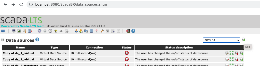 DataSource Create Button/Option not show · Issue #2724 · SCADA-LTS/Scada-LTS · GitHub