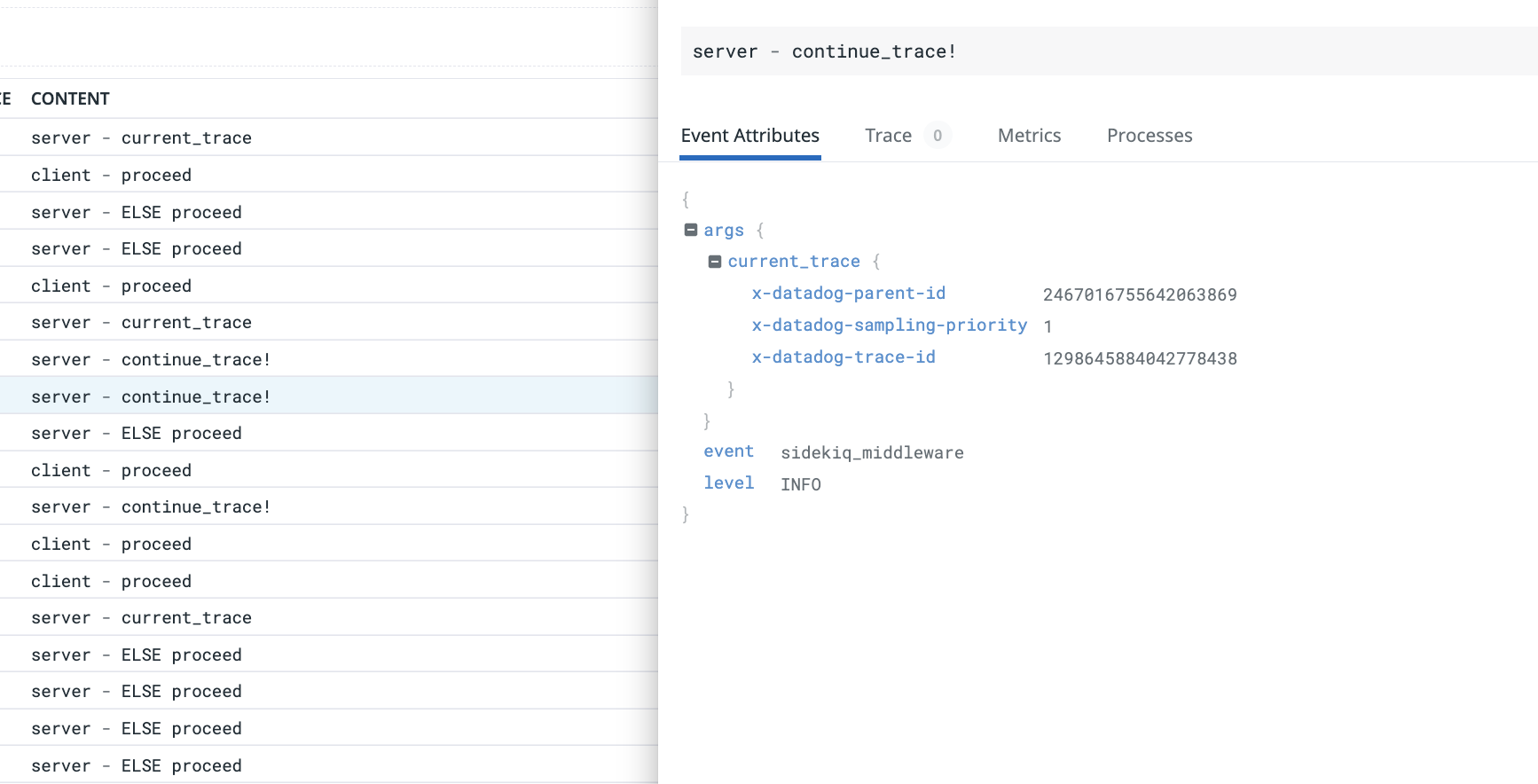 Fail on manual distributed tracing for sidekiq · Issue #2411 · DataDog/dd-trace-rb · GitHub