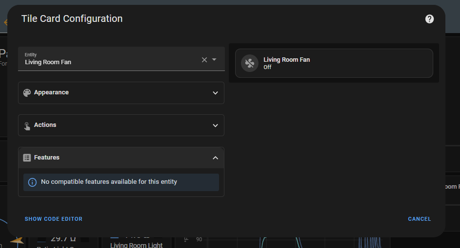 New Tile Card for Fan No Features for Tasmota IFAN 2 · Issue #16111 · home-assistant/frontend ...