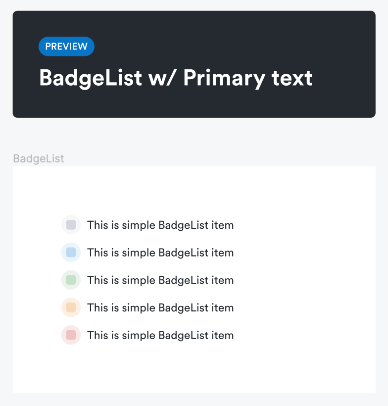 Add Support For Primary Text In `badgelist` · Issue 207 · Kiwicomorbit Swiftui · Github