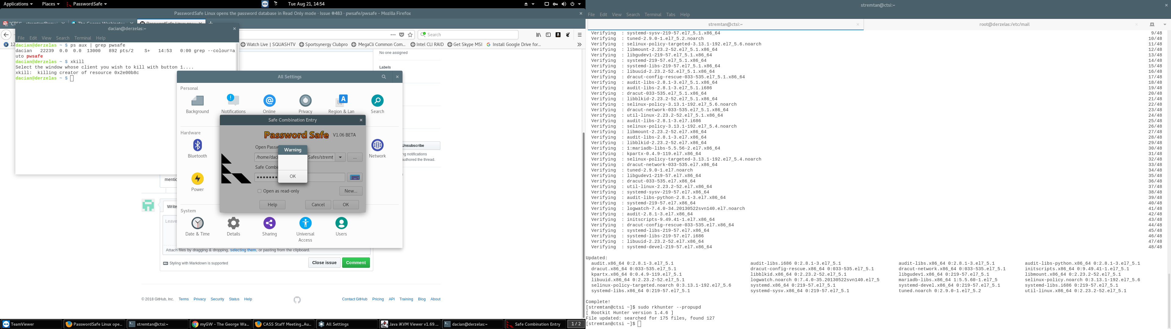 PasswordSafe Linux opens the password database in Read Only mode ...
