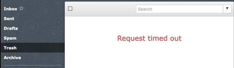 Request Timed Out · Issue 487 · The Djmazesnappymail · Github