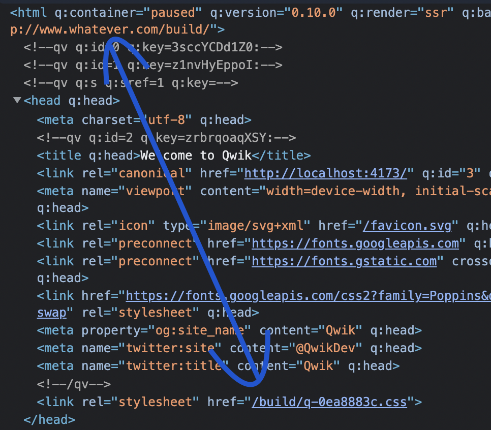 `base` Props Isn T Used In Css Link · Issue 1650 · Qwikdev Qwik · Github