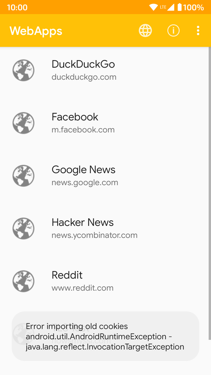 InvocationTargetException · Issue #189 · tobykurien/WebApps · GitHub
