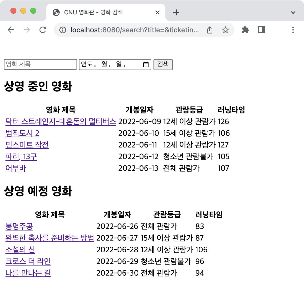 GitHub - jdongyun/CNU-Cinema: 3학년 1학기 데이터베이스 텀프로젝트