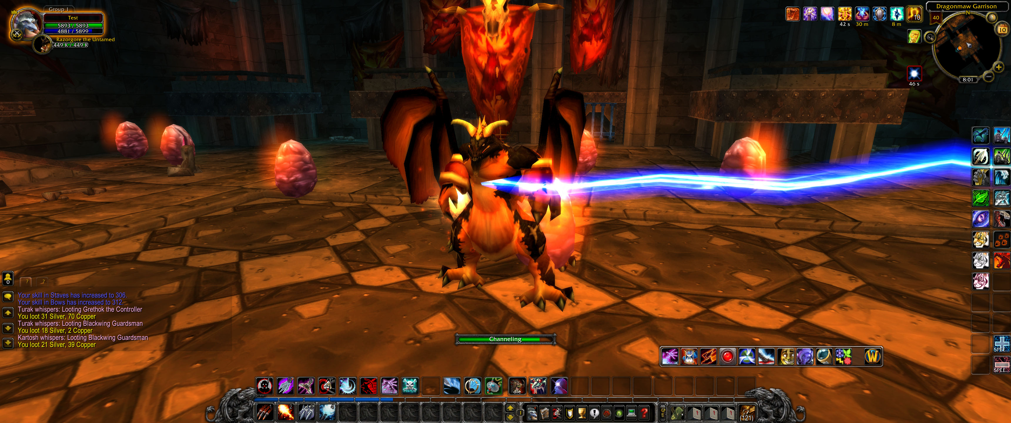 Razorgore the Untamed unable to cast destory egg spell. · Issue #13770 ...