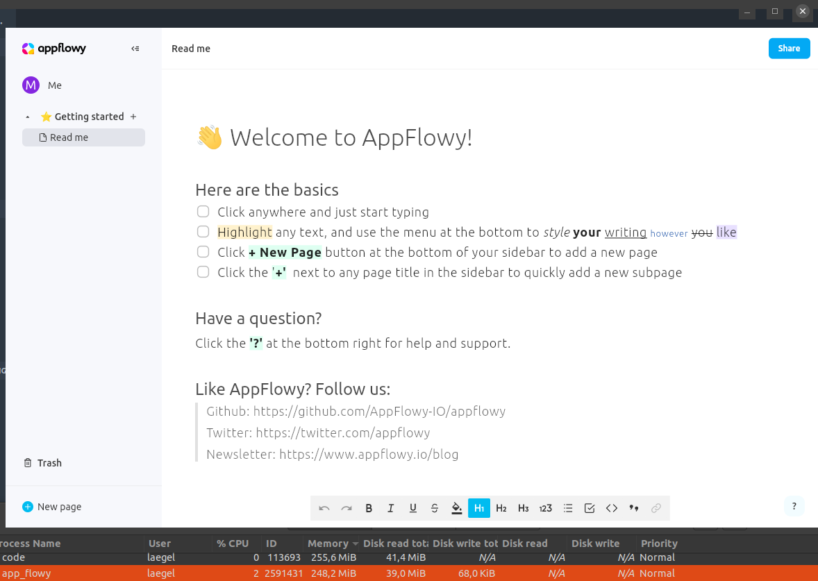 [Help]: Debug Linux Build · Issue #56 · AppFlowy-IO/AppFlowy · GitHub