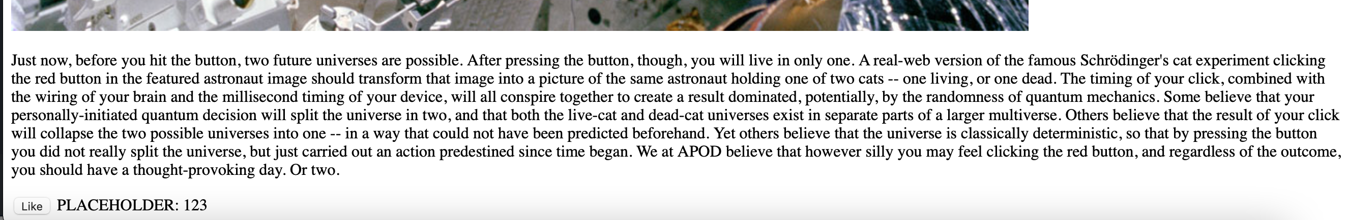 GitHub - RaiquonWelcome/Spacestagram: Image-sharing from the final frontier: Shopify Front End ...