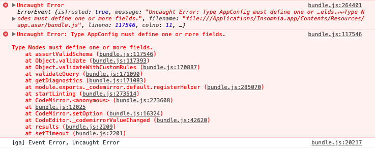 GraphQL editor not saving properly · Issue #2234 · Kong/insomnia · GitHub