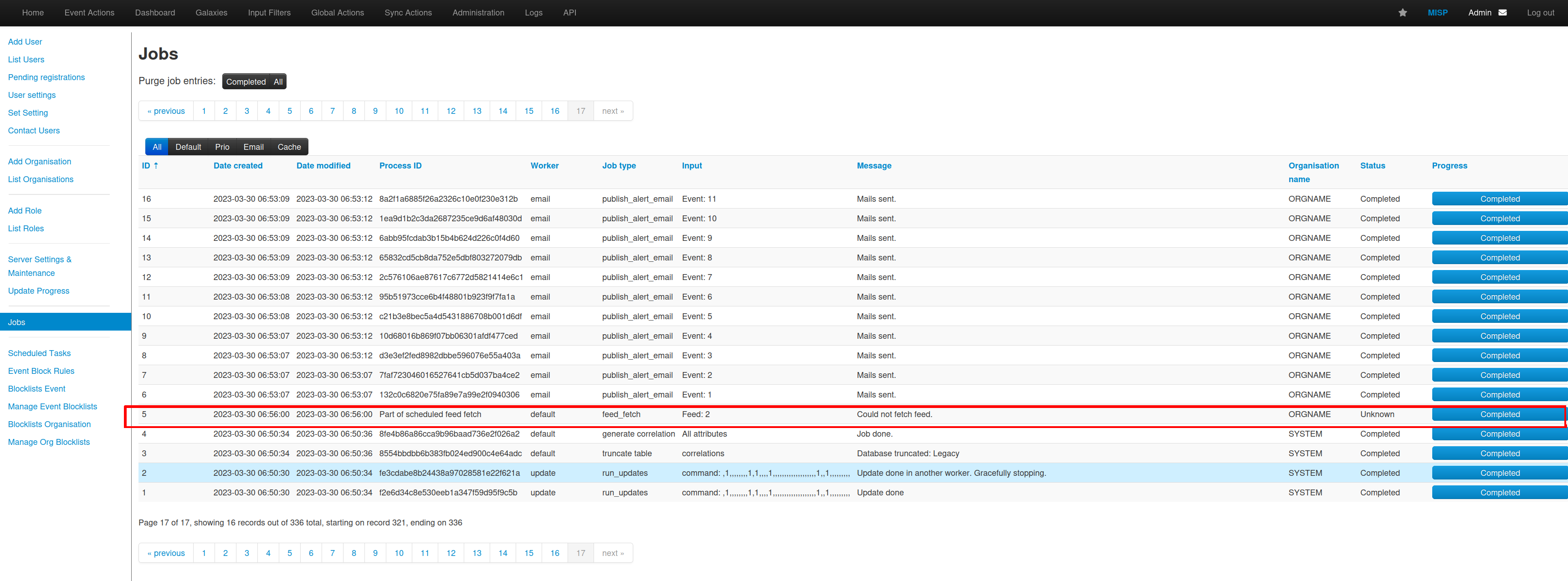 Bug · Issue 8990 · Misp Misp · Github