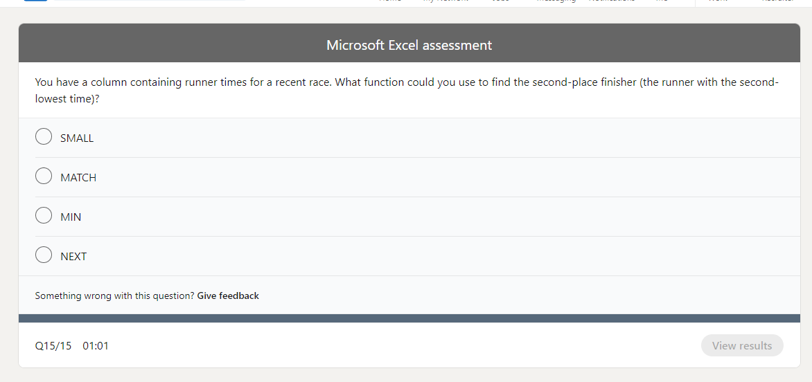 New question - Microsoft Excel · Issue #5163 · Ebazhanov/linkedin-skill-assessments-quizzes · GitHub