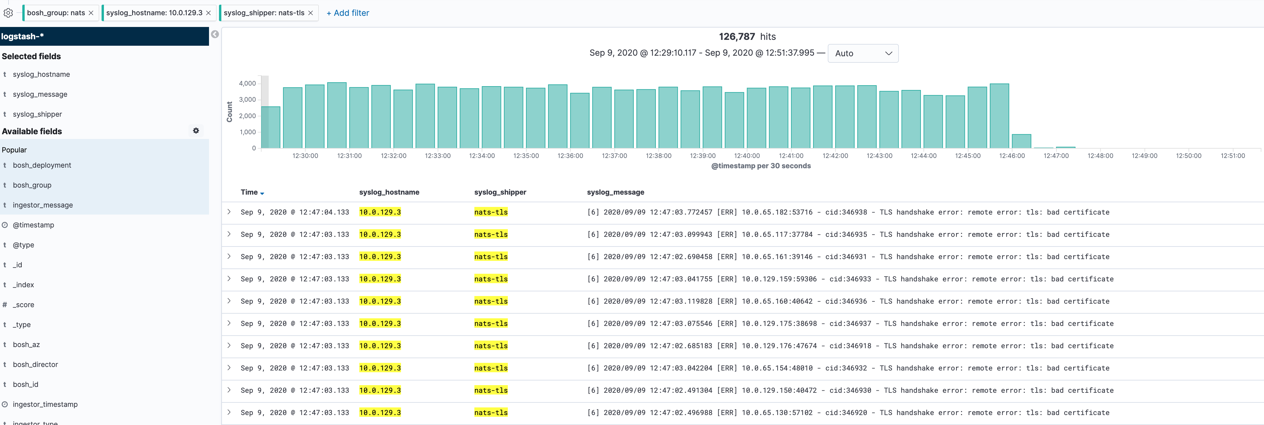 Nats outage due to "TLS handshake error: remote error: tls: bad certificate" errors · Issue #25 ...