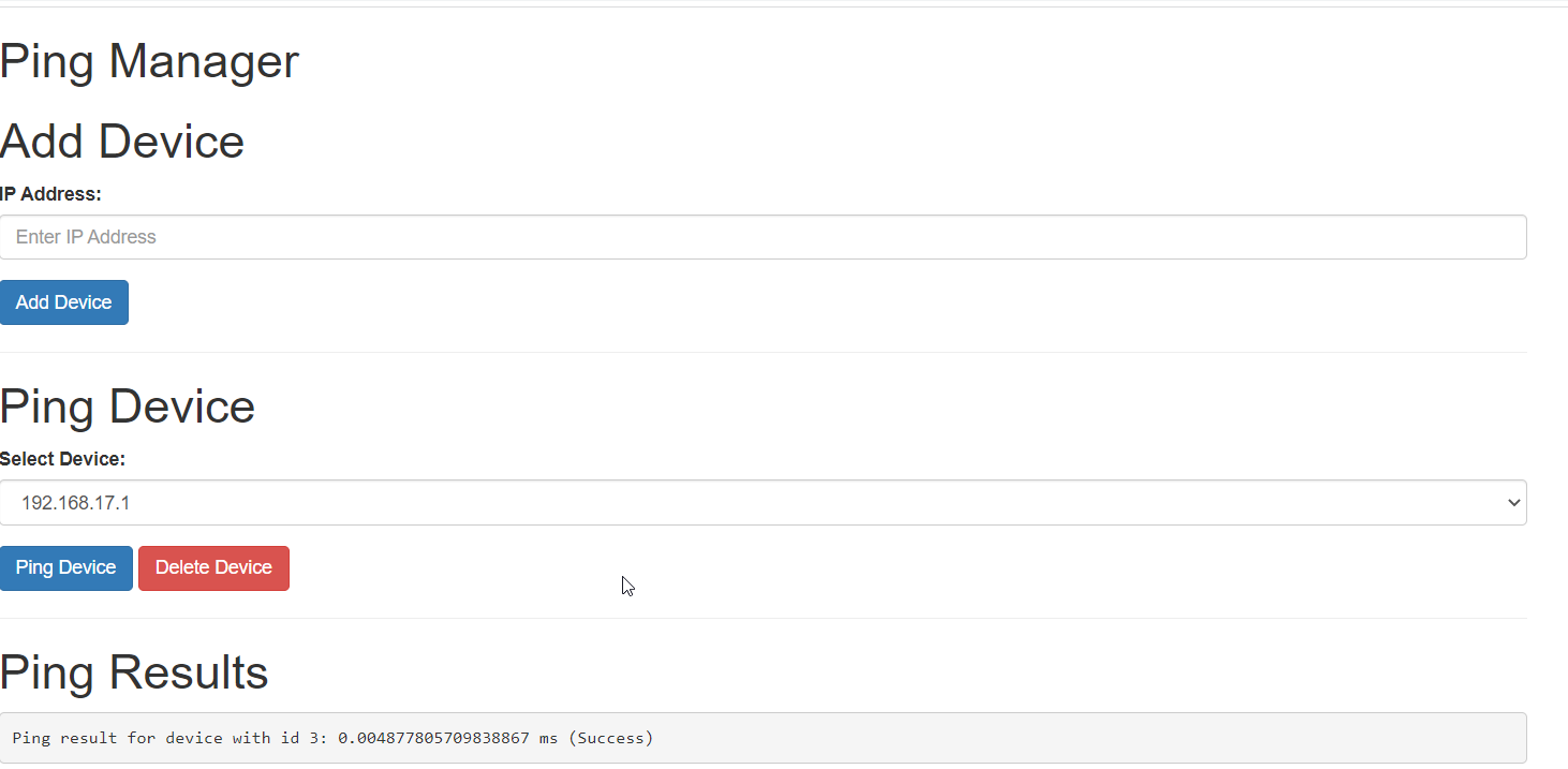 GitHub - dstencil/ping_manager: Flask Web app for pinging devices to check status