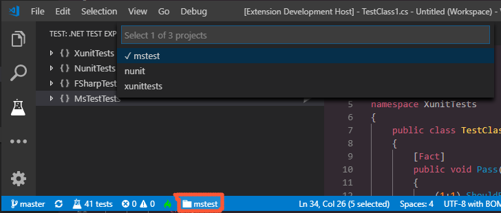 Running tests from a workspace instead of from a folder · Issue #166 ...