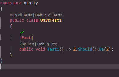 CodeLens test statuses not showing in tests · Issue #172 ...