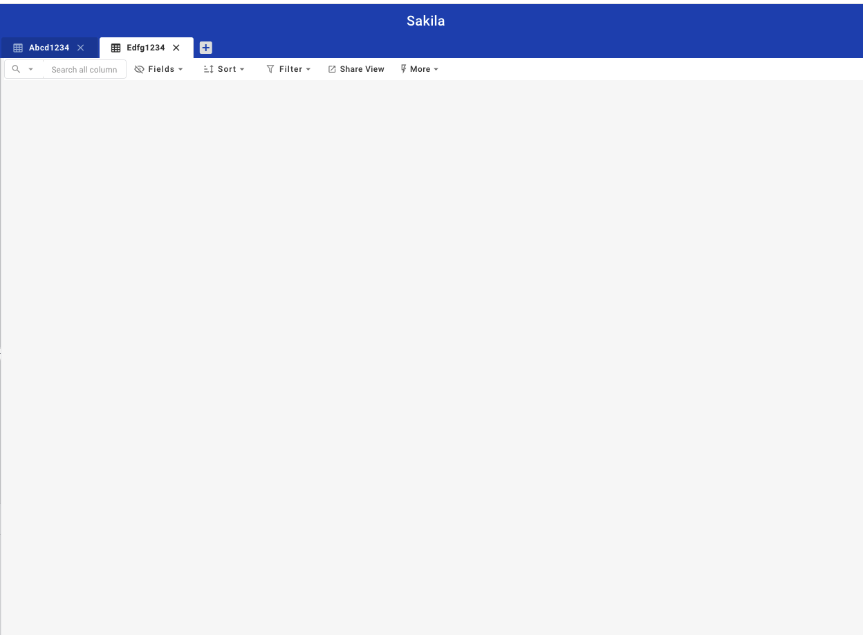 Empty Grid After Table Creation · Issue 1651 · Nocodbnocodb · Github