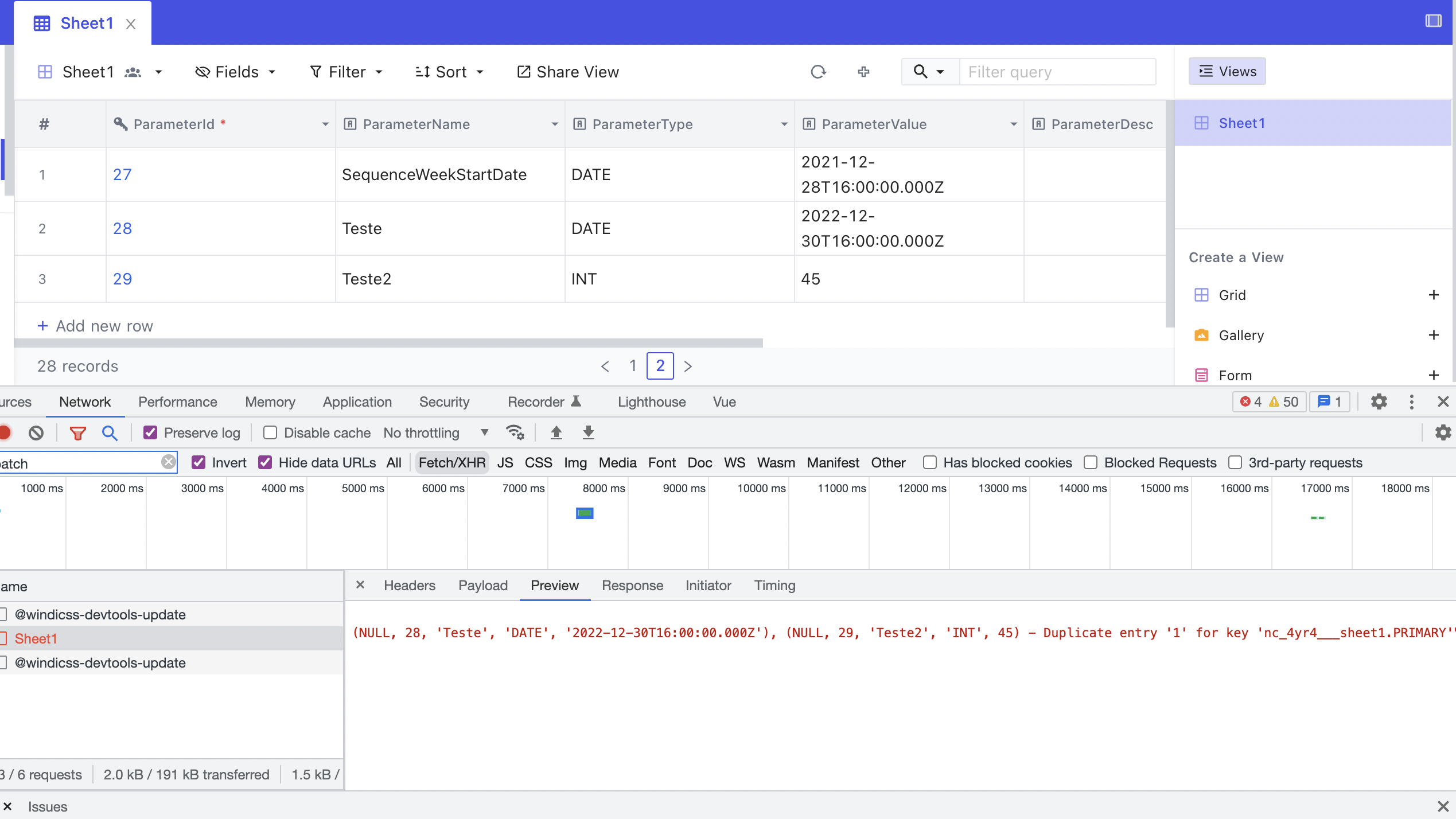 import csv on existing table allows duplicate data in primary key · Issue #3438 · nocodb/nocodb ...