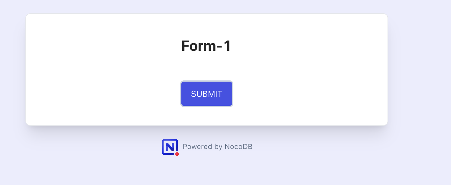 Share form view with no columns should show an error or info message · Issue #3341 · nocodb ...