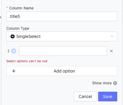 🐛 Bug: Default value automatically sets as NULL for SingleSelect · Issue #4625 · nocodb/nocodb ...